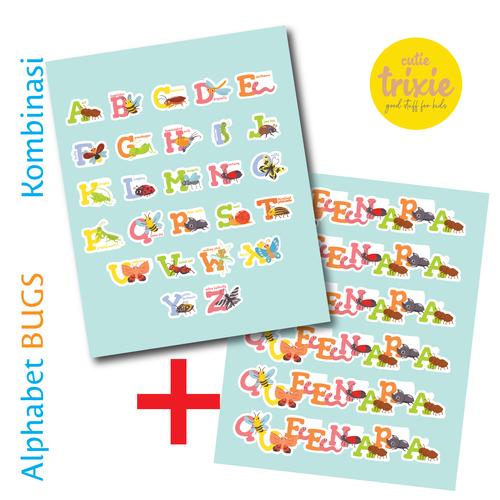 Jual Sticker Huruf Abjad lucu / Bugs - KOMBINASI - Jakarta Barat ...