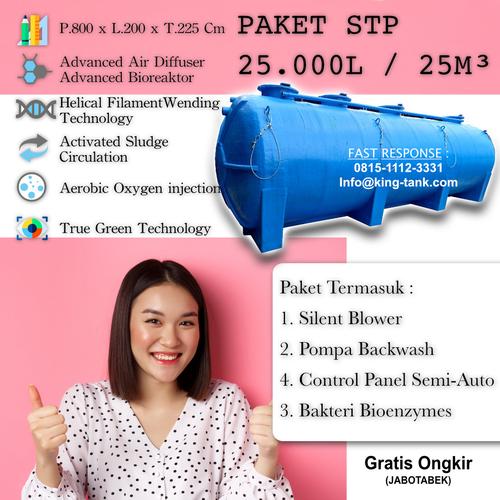 Jual PAKET IPAL STP BIOTECH Biofilter 25000 Liter / 25m3 - Kab ...