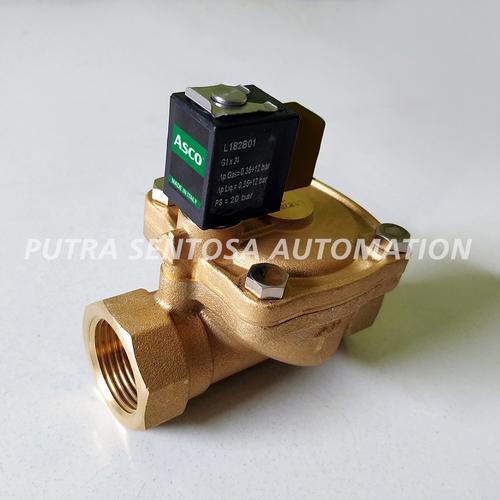 Jual 2/2 N.C. PILOT OPERATED SOLENOID VALVE 1" ASCO L182B01-G1-ZB10A - 24VDC, LED SOCKET - Kota ...