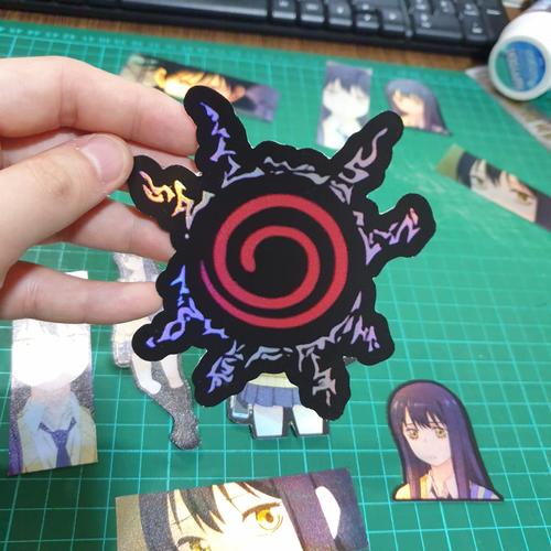 Jual Sticker Hologram Anime Besar - PSH818 - Kyuubi Seal Naruto ...