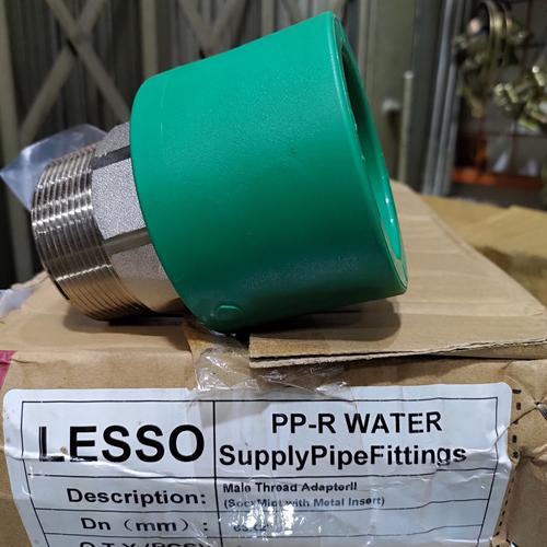 Jual SOCK DRAT LUAR PPR LESSO 2" MALE THREAD ADAPTER LESSO 63 SDL PPR ...