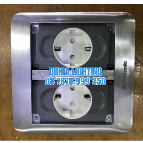 Jual STOP KONTAK LANTAI PANASONIC DOUBLE DUPLEX DUMF3233J FLOOR SOCKET ...