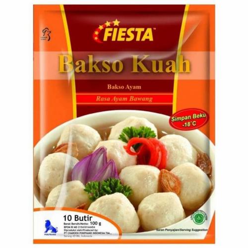 Jual Fiesta bakso kuah ayam bawang 100 gr isi 10 butir baso - Kota ...