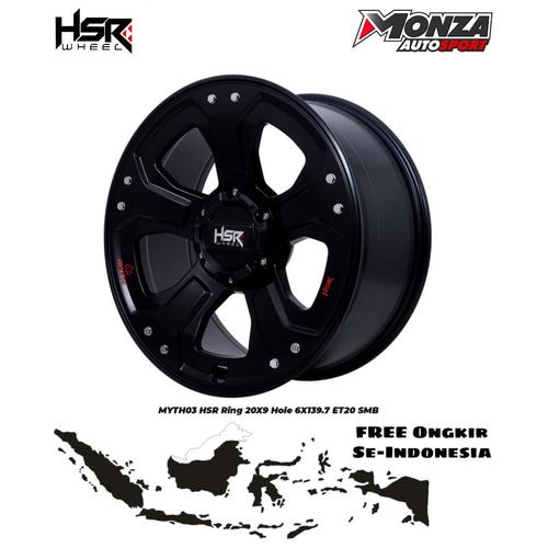 Jual Pelek Mobil R20 HSR MYTH03 Velg Racing Fortuner Pajero Hilux Dc ...