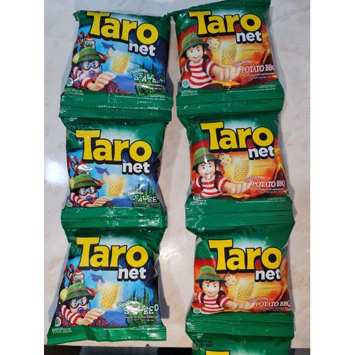 Jual Chiki Taro NET Potato Barbeque BBQ / Taro NET Seaweed 10gr - BBQ ...
