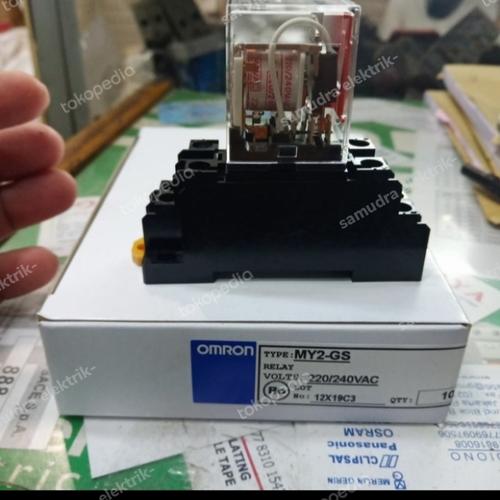 Jual Relay Omron 220 VOLT MY2-GS + SOCKET - Jakarta Pusat - samudra elektrik- | Tokopedia