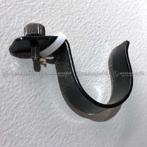 Jual WM IK9894 BETY Tempat batang gorden aneka warna (satuan) - Hitam ...