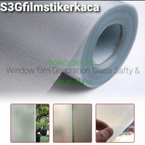 Jual sticker stiker kaca film sanblast sunblast polos kaca sanblast ...