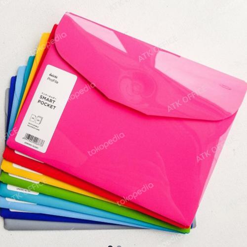Jual Smart Pocket Daiichi a5 Sepak (12Pcs) Model Rekat / Map plastik A5 ...