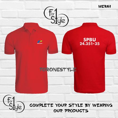 Jual POLO SHIRT PERTAMINA SPBU - BISA CUSTOME SPBU SESUAI REQUEST KERAH ...