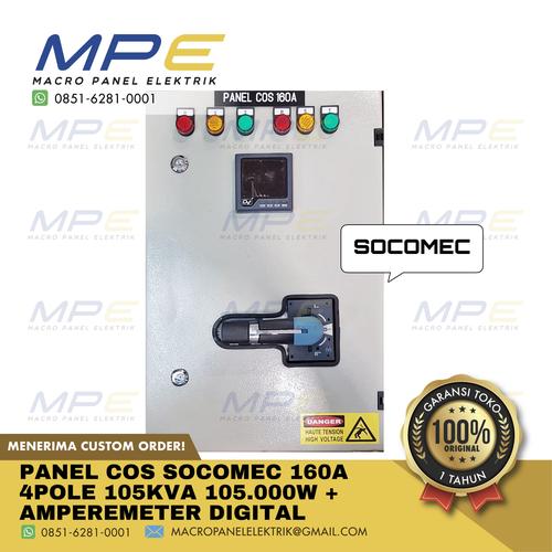 Jual Panel COS SOCOMEC 160A 4P 105KVA 105.000W + Amperemeter Digital ...