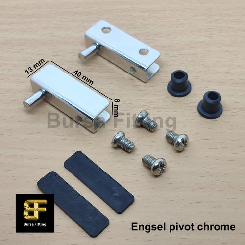 Jual Engsel jepit kaca chrome / engsel pivot pintu kaca - Jakarta Utara ...