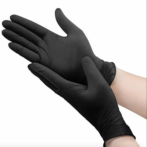 Jual Nitrile Hand Glove Black Hitam Karet Detailing Handbrush Airbrush ...