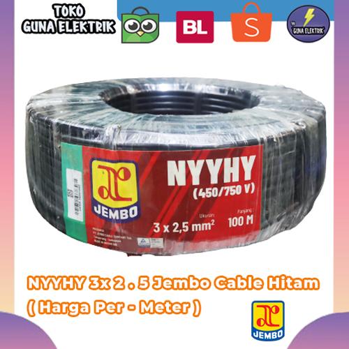Jual NYYHY 3 x 2.5 Jembo Cable Hitam ( Harga Per - Meter ) - Kota ...