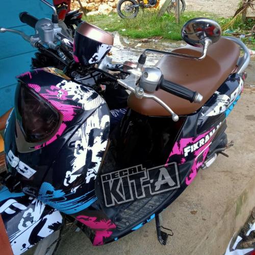 Jual Decal Sticker Yamaha Fino 125 Dekal Stiker Fino Grande Racing Full ...