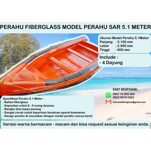 Jual PERAHU MODEL SAR RESCUE / PERAHU UKURAN 5 METER / PERAHU ...