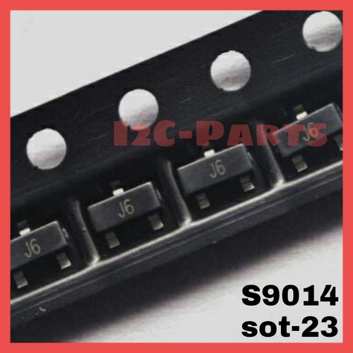 Jual S9014 J6 MMBT9014 9014 SOT-23 0.1A 45V 100mA NPN TRANSISTOR SOT23 ...
