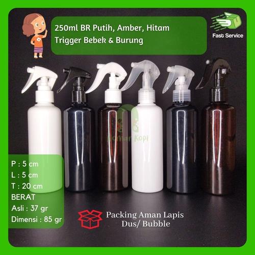 Jual BOTOL 150ML RF PUTIH TRIGGER BEBEK PET TEBAL SANITIZER DISINFEKTAN - 250ml BR Amber, Burung ...
