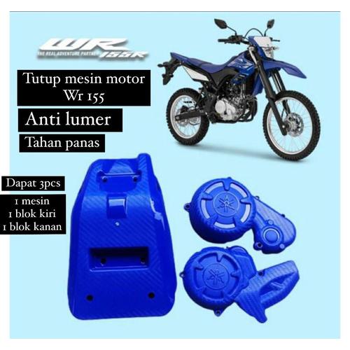 Jual COVER MESIN WR155/TUTUP MESIN WR 155/COVER ENGINE WR155 - HITAM ...
