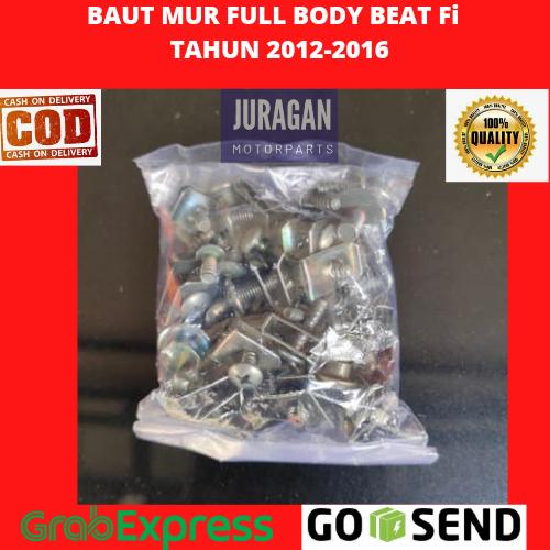Jual Baut Mur Scrub Full Body Beat Fi 2012 2013 2014 2015 2016 Fullset ...