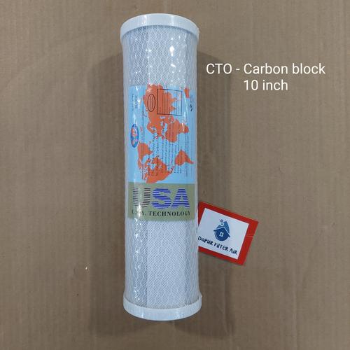 Jual CTO 10 inch / Carbon Block 10 inch - Filter Air RO Reverse Osmosis ...