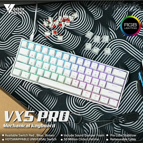 Jual VortexSeries VX5 Pro Mechanical Keyboard - Gaming Keyboard - Putih ...