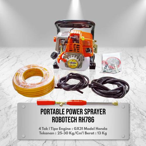 Jual mesin steam/portable power sprayer 4tak merk Robotech - Kab ...