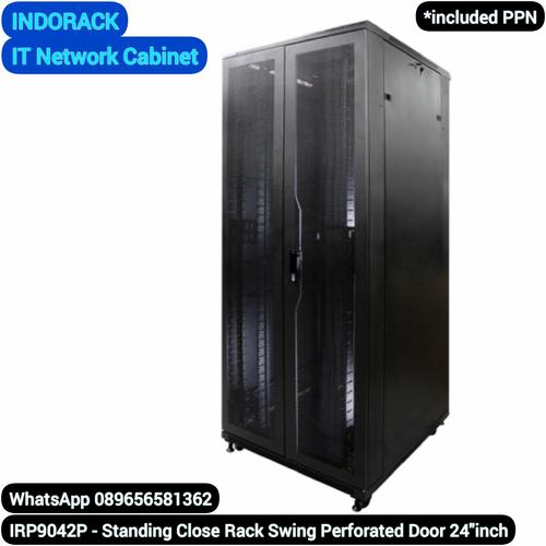 Promo IRP9042P INDORACK CLOSE RACK 24"INCH DEPTH 900MM 42U SWING ...