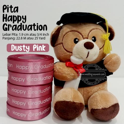 Jual Pita Happy Graduation - Dusty Pink - Jakarta Barat - Wedding ...