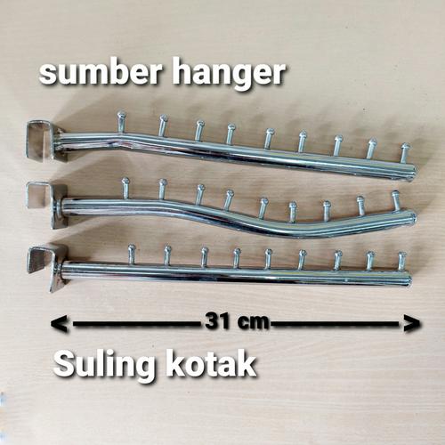 Jual suling pipa kotak 9 titik# suling gantungan pipa kotak titik 9 ...