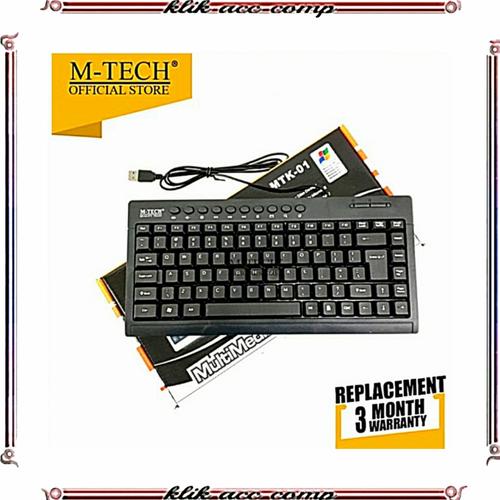 Jual keyboard mini slim M-Tech MTK-01 multimedia - Jakarta Pusat - KLIK ...