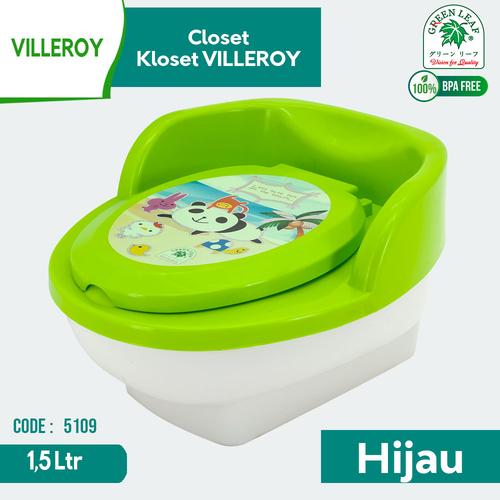 Jual Green Leaf 5109 Pispot Anak Potty Training Portable Closet Duduk ...
