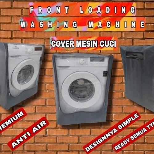 Jual cover pelindung mesin cuci front loading buka depan - maroon, 8 ...