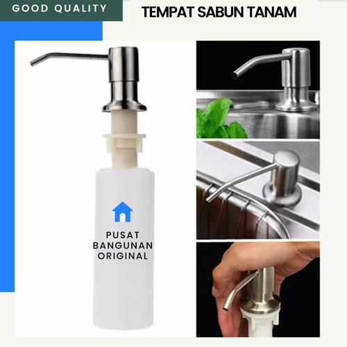 Jual TEMPAT SABUN TANAM UNDERCOUNTER SOAP DISPENSER PLASTIK CHROME - B ...