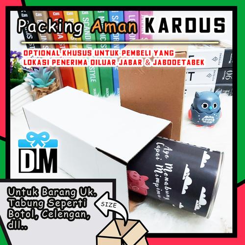 Jual Kardus Packing Aman Ukuran Tabung Seukuran Celengan / Botol Sabun ...