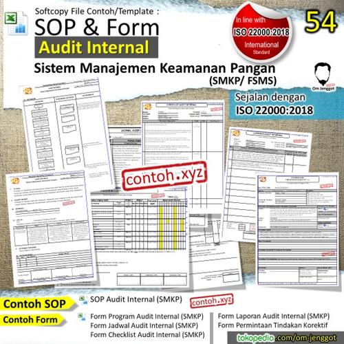 Jual [Softcopy] Contoh SOP Audit Internal (Food Safety) ISO 22000:2018 ...