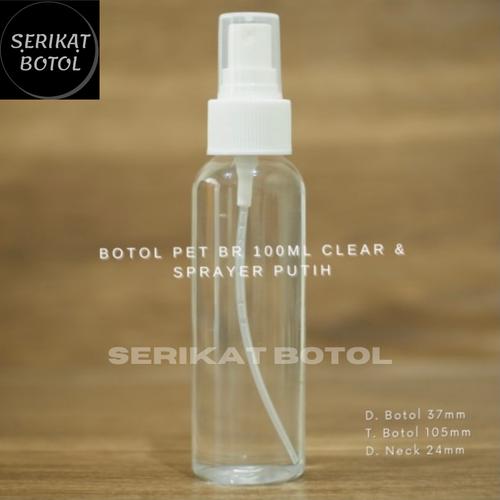 Jual BOTOL SPRAY 100ML BENING PET SEMPROT HAND SANITIZER 100 ML SPRAY PUTIH - Kab. Bogor ...