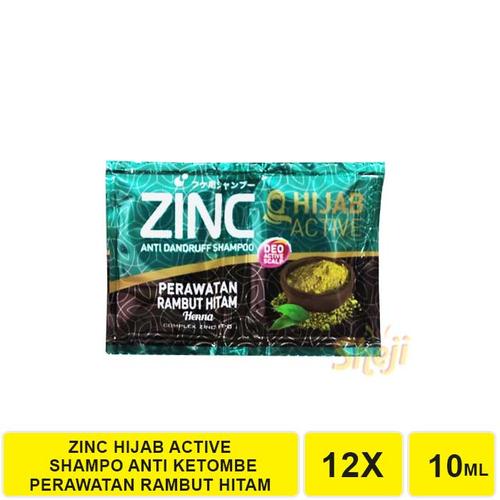 Jual SHAMPO ZINC SACHET 1 RENCENG ISI 12 SACHET / SHAMPO ANTI KETOMBE ...