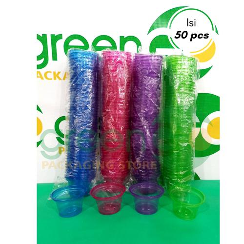 Jual CUP JELLY AGAR PUDDING PUDING ISI 50PCS GELAS PLASTIK KECIL WARNA - Jakarta Barat - greenGO ...