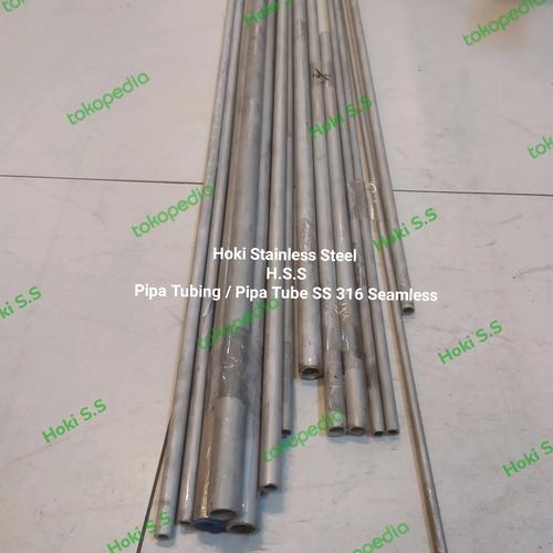 Jual Pipa Tube / Pipa Tubing Seamless Stainless SS 316 OD 12MM x 50cm ...