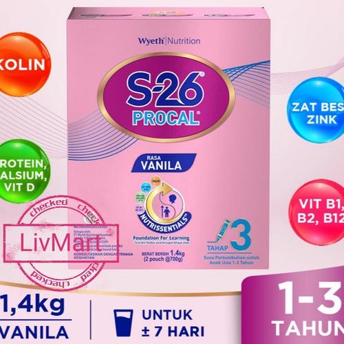 Jual S26 Procal Tahap 3 1400g 1400gr 1.4KG 1.4 KG 1400 Gram Gr S-26 ...
