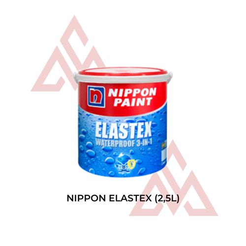 Jual CAT NIPPON ELASTEX WATERPROOF (4 KG) PELAPIS ANTI BOCOR GREY/ ABU ...
