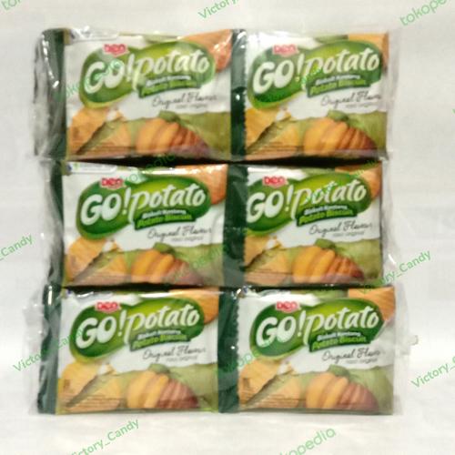 Jual Biskuit GO!POTATO Rasa Original 20X10gr - Kota Malang - Victory ...