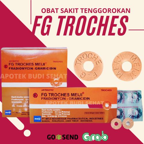 Jual SP Troches Meiji Permen Sakit Tenggorokan Antiseptik Strawberry ...