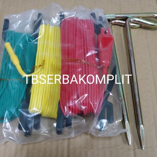 Jual Cable + Spike Earth Ground Tester Grounding Test Lead Nankai Dekko ...