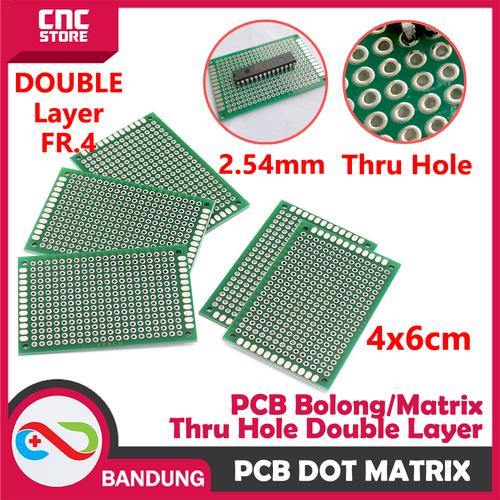 Jual PCB DOT MATRIX THRU HOLE DOUBLE LAYER 4X6CM 4*6CM - Kota Bandung ...
