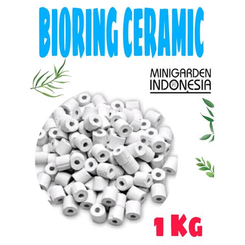 Jual BIO RING CERAMIC PUTIH 1KG bioring keramik media filter aquarium ...
