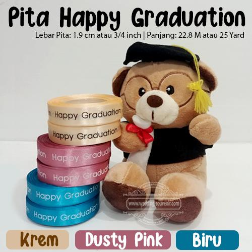 Jual Pita Happy Graduation - Dusty Pink - Jakarta Barat - Wedding ...