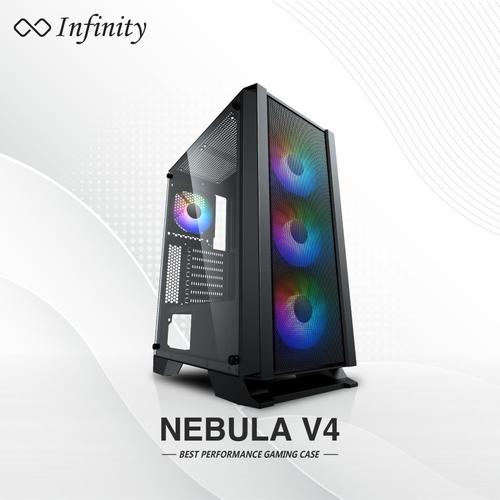 Jual Casing INFINITY NEBULA V4 Tempered Glass - ATX, mATX Gaming Case ...