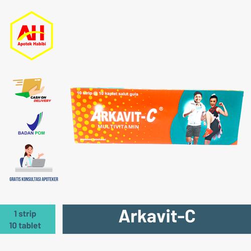 Jual ARKAVIT-C ARKAVIT C 1 STRIP 10 TABLET OBAT MULTIVITAMIN DAN DAYA ...